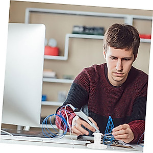 Healvian 4 Pcs Pen Base Printing Brush Holder Pencil Holder Printing Brush Base Printing Pen Stand Printing Brush Rack Pencil Display Stand Storage Plastic 3D Backing Plate