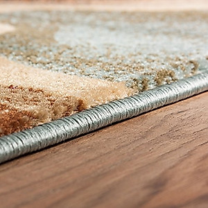 Well Woven Barclay Nirvana Waves Multi / Blue Modern Area Rug 2'3" X 7'3" Runner