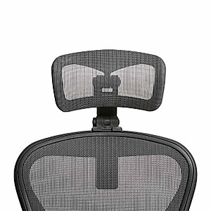Engineered Now The Original Headrest for The Herman Miller Aeron Chair (Graphite, HW)