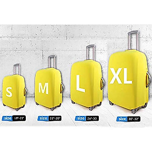 BIGCARJOB Funny Giraffe Printed Fabric Luggage Protective Cover for 26-28 inch Trolley Case Suitcase Dust Cover Travel Accessories