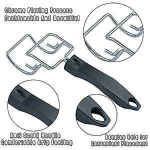 Air Fryer Convection Toaster Oven Tray Extractor, Grills Extractor, Grills Clip, Oven Clip, Oven Food Clip, Oven Tray Handle, Scald Resistant Clip, Common to Trays and Grills, Used to Quickly Remove