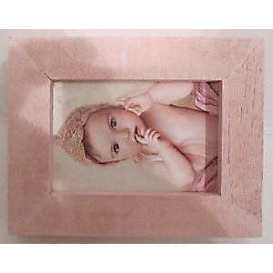EXP 2x3 Baby Pink Distressed Wood Photo Picture Frame