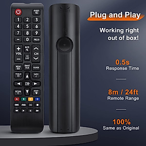 (2 Pack) Universal Remote for Samsung TV Remote, Replacement Remote for Samsung Smart TV, LED LCD HDTV QLED SUHD UHD 4K 3D Series