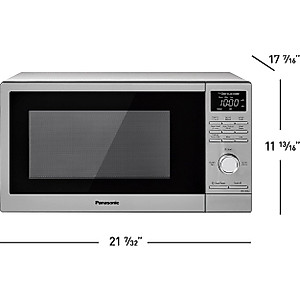 Panasonic NN-SD69LS 1.3 cu. ft. 1100W Microwave with Sensor Cook Technology - Stainless Steel