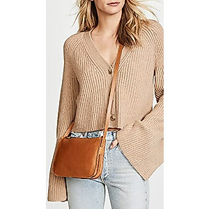 Madewell Women's The Simple Crossbody Bag, English Saddle, Tan, Brown, One Size