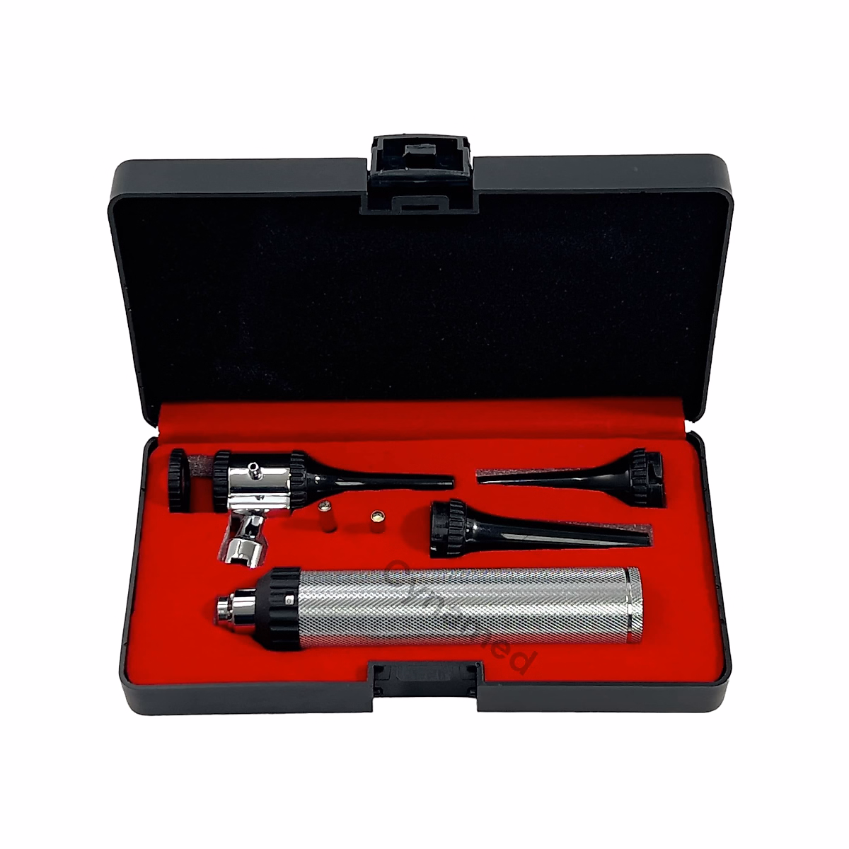 ArtLaB-Premium Veterinary Otoscope Set Kit Veterinary Diagnostic Set Instrument with Reusable Ear Speculas Set -Veterinary Diagnostic Otoscope Set and Hartmann Speculum (Vet Slit Head Otoscope)