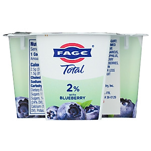 FAGE TOTAL Split Cup, 2% Greek Yogurt with Blueberry, 5.3 oz