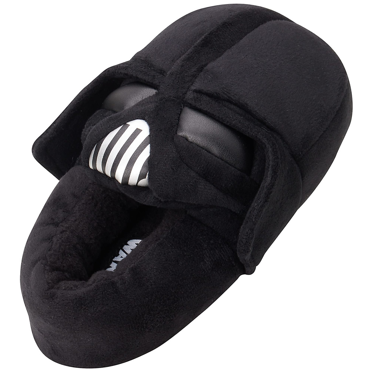 Disney Mandalorian Boys' Star Wars Slippers - 3D Baby Yoda Plush Fuzzy Slippers - Darth Vader Slippers for Boys (Shoe Size 11-5), Size 11-12, Darth Vader