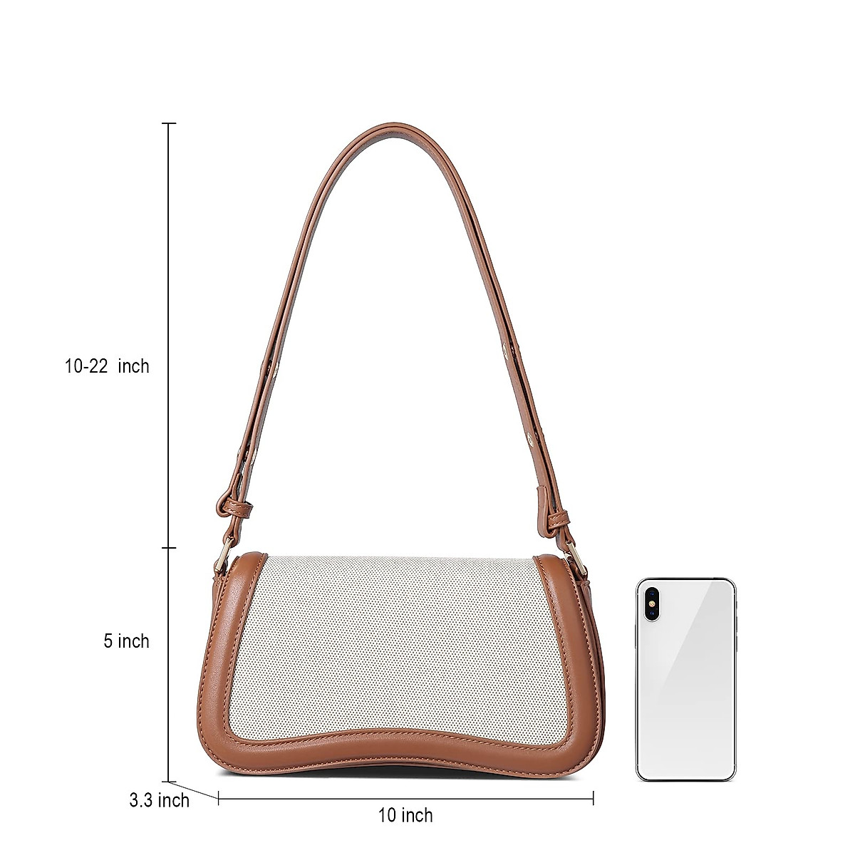 CLUCI Small Shoulder Bags,Purses for Women Vegan Leather Crossbody Handbag Clutch Hobo Purse