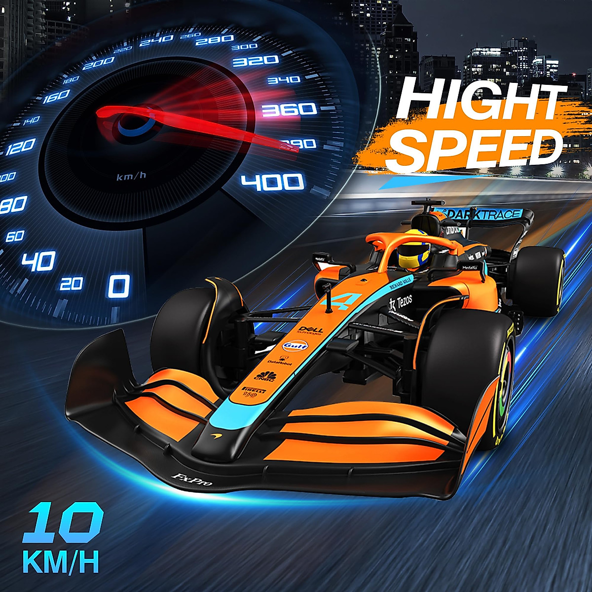 ZMZ F1 Remote Control Car 1:12 Scale Large Size F1 RC Car Officially Licensed RC Series McLaren F1 MCL36, Suitable RC Cars for Adults & Kids, Boys Girls Age 6-12 Years Birthday Ideas Gift