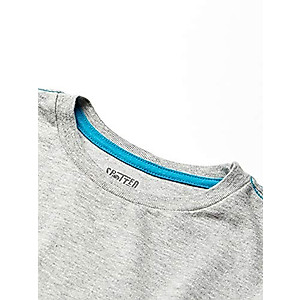 Amazon Essentials Boys' Long-Sleeve T-Shirts, Pack of 5, Monsters/Multicolor/Stripe, Medium