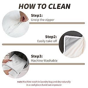 WJShome Cloud Modular Sectional Sofa with 2 Storage Ottomans,160.6" U Shaped Sofa Couch,Minimalist Wide Deep Seat Convertible CouchesSofa Covers Washable&Replaceable,White