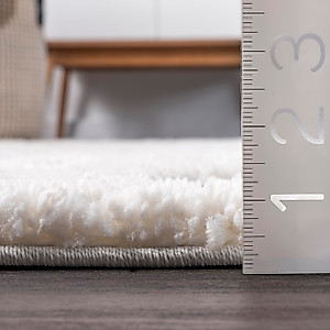 nuLOOM Behati Polka Dot Kids Tasseled Area Rug, 8x10, Ivory