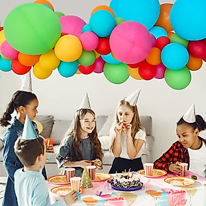 LyzzGlobo Rainbow Balloon Garland Arch Kit, Cinco de Mayo Mexican Fiesta Balloon Arch Garland Kit for Birthday Neon Anniversary Children's Party Decorations