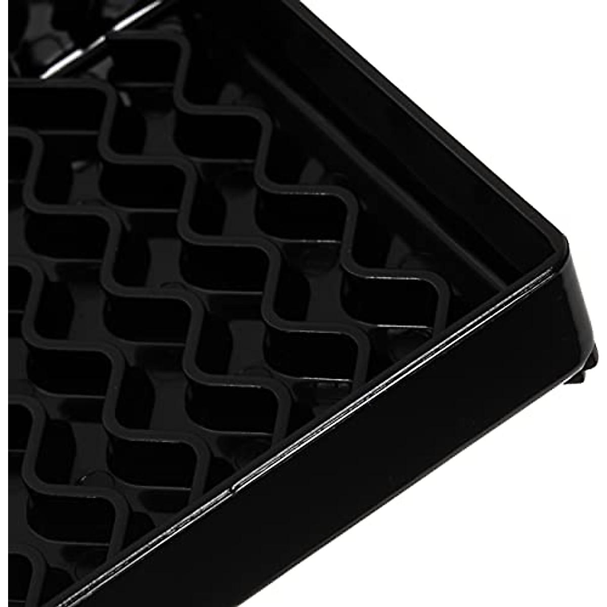 Carlisle FoodService Products 1102003 Square Drip Tray, San, Black