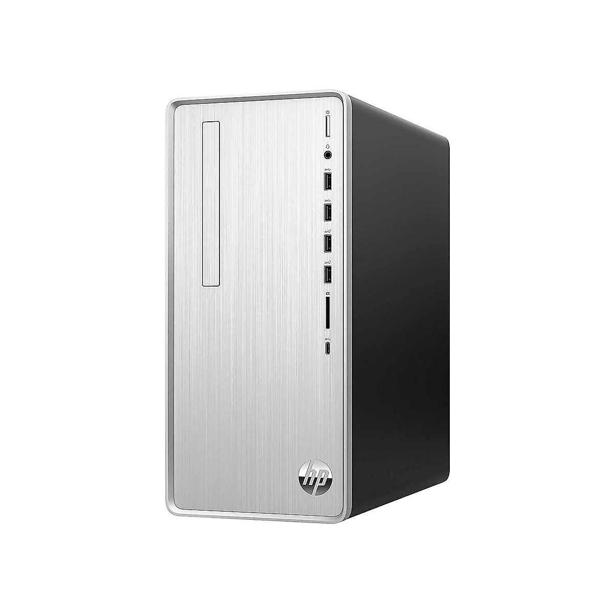 HP 2022 Newest Pavilion Desktop, AMD Ryzen 3 5300G Processor, AMD Radeon Graphics, 32GB DDR4 RAM, 1TB PCIe NVMe SSD, HDMI, VGA, USB Type-C, Wi-Fi 5, Bluetooth, Windows 11 Home, Silver