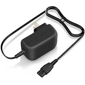 UL Listed Power Cord for Skull Shaver Charger for Pitbull Gold Silver Pro/Palm/Beast Trimmer Replacement AC Adapter for Butterfly Kiss Clipper 6.0Ft Extra Long DC Supply PERFEIDY