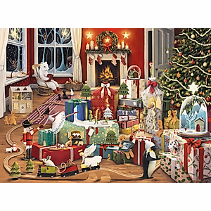 Ravensburger Enchanted Christmas 500 Piece Jigsaw Puzzle for Adults - 16862 - Every Piece is Unique, Softclick Technology Means Pieces Fit Together Perfectly