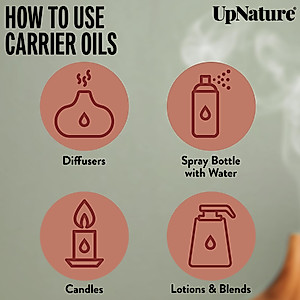 UpNature Pomegranate Seed Oil - 2oz - 100% Pure & Natural - Skin Oil, Facial Oil, Face Moisturizer, Hair Oil, Hair Growth Serum & Cuticle Oil- Carrier Oils for Essential Oils- Therapeutic Grade