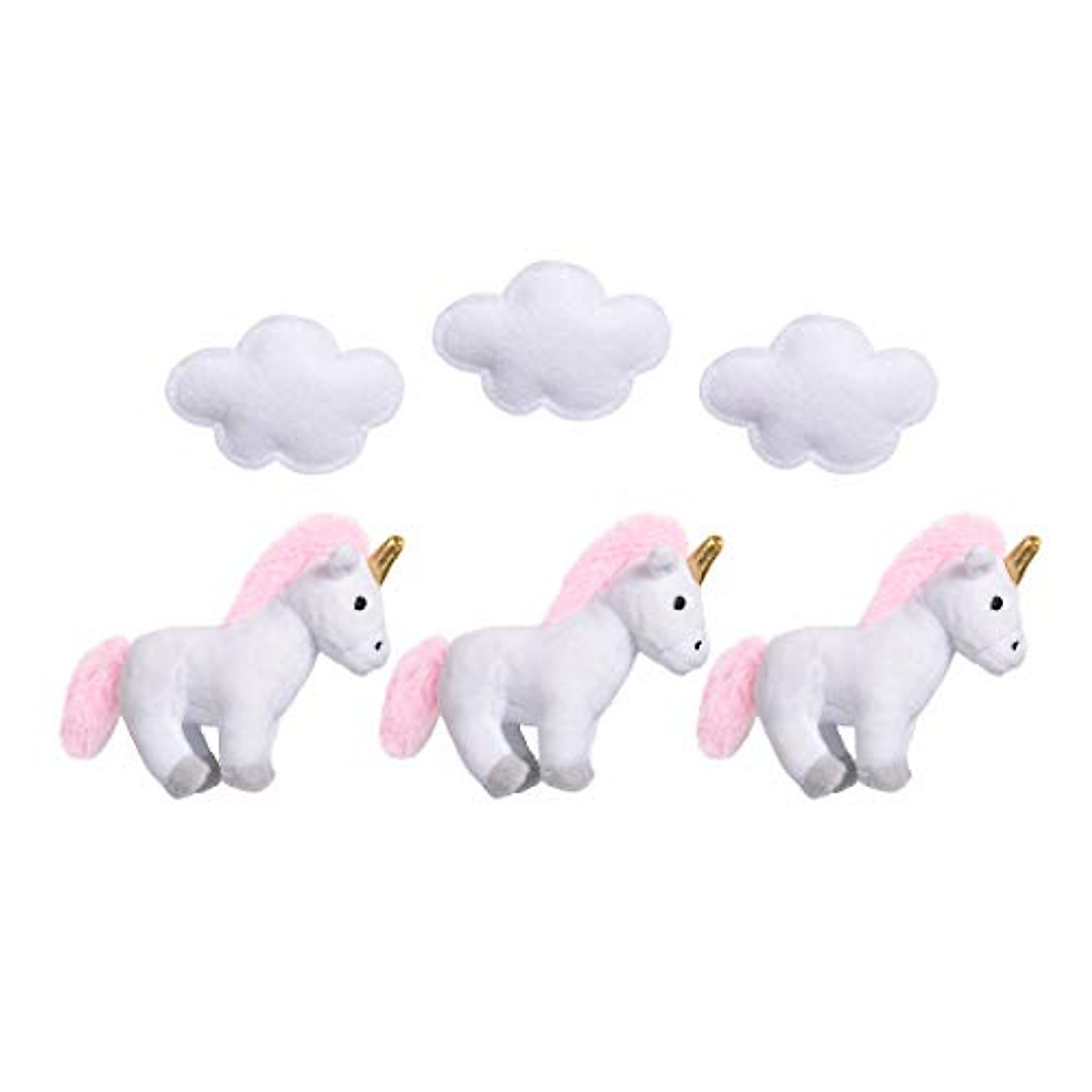 Sammy & Lou Unicorn Baby Crib Mobile with Music, Crib Mobile Arm Fits Standard Crib Rail