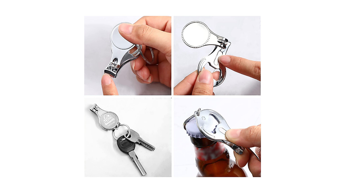 Personalized 100Pcs Nail Clipper Bottle Opener Favors