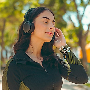 Edifier WH500 Wireless On-Ear Headphones with Foldable Lightweight Design and Solid Bass, Bluetooth Headset with Microphone, 40H Music Playtime and Custom EQ via App for Home Office Travel (Black)