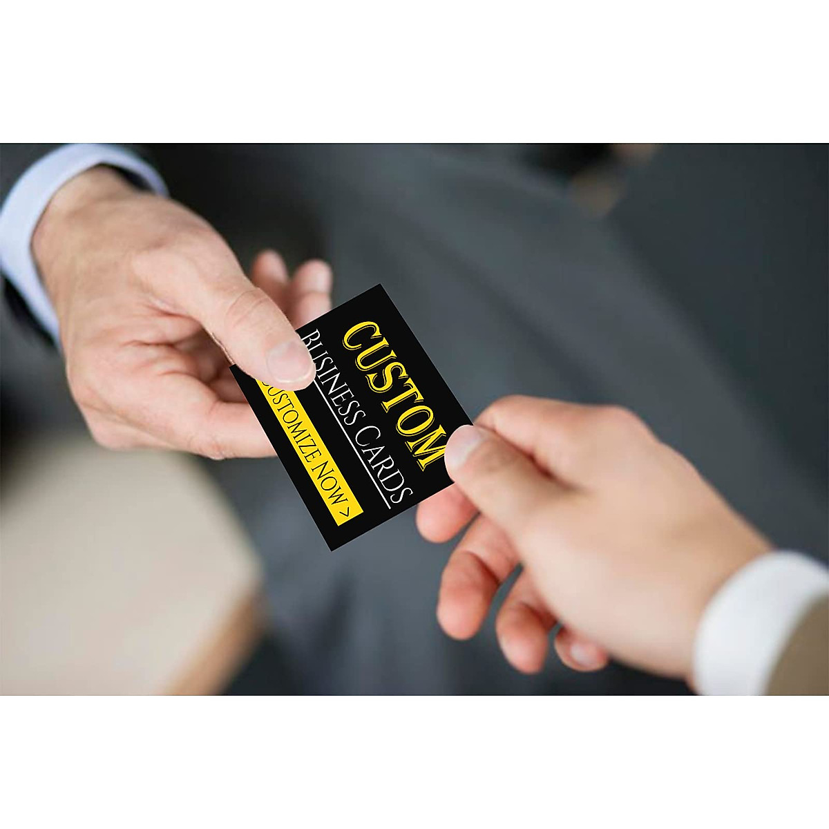 Custom Business Cards Personalized Business Cards for Small Business 300gsm Matte Paper Front & Back Sides Printed 3.5" x 2" - Custom Business Cards