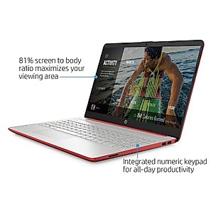 HP 2021 Newest Laptop Computer, 15.6" HD Display,Intel Pentium Dual-core N5000 Upto 2.7 GHz, 8GB DDR4 RAM, 128GB SSD, HD Webcam, HDMI, Bluetooth, WiFi, Win10 S, 10+ Hours Battery, w/Hubxcel Cables