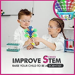 Curious 2 Learn 300 Pieces Building Blocks- Kids STEM Toys Educational Building Toys- Discs Sets Interlocking, Solid Plastic for Preschool Kids Boys and Girls Aged 3+, Creativity Kids Toys