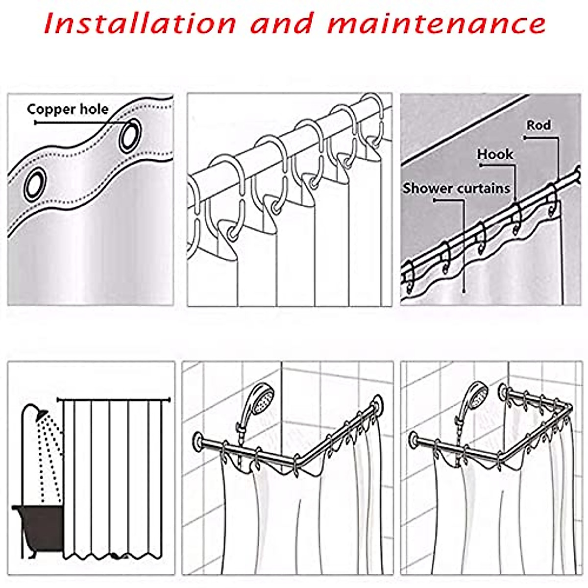 Anime Shower Curtain Set with Non-Slip Rug,Bath Mat,Toilet Cover and Waterproof Shower Curtain, Durable with Polyester Fabric with 12 Hooks for Hotel Home Anime Bathroom Set Decor 72 X 72 Inches