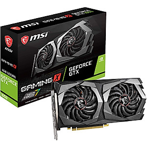 MSI Gaming GeForce GTX 1650 128-Bit HDMI/DP 4GB GDRR5 HDCP Support DirectX 12 Dual Fan VR Ready OC Graphics Card (GTX 1650 Gaming X 4G)