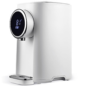 OCTAVO Water Boiler & Warmer 5 Liter, 304 Stainless Steel Water Tank, 700 Watt 6 Adjustable Water Temperature, LCD Touch Control Screen, Child Lock with Water Shortage Indicator