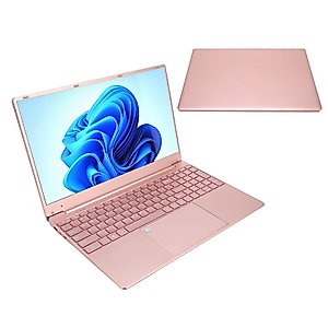 15.6 Inch Laptop for Windows 10, HD 1920x1080 IPS Screen, for Intel Celeron N5095 Processor, Fingerprint, Backlight Numeric Keypad, 4 Cores and 4 Threads, Light and Ultra Thin