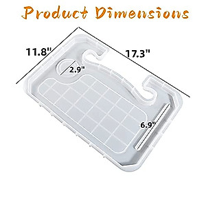 JEYUQAXY Steering Wheel Tray Resin Molds, DIY Resin Epoxy Casting Craft Car Table Mount Steering Wheel Tray Desk for Laptop & Food