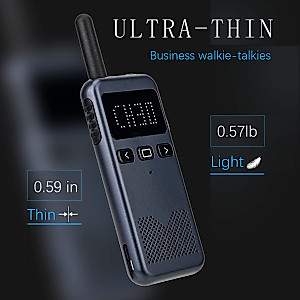 Retevis RB19P Walkie Talkies with Earpiece, High Power 2 Way Radios Long Range, Small Two Way Radios with Multi-Unit Charger, for Restaurants Retail(6 Pack)