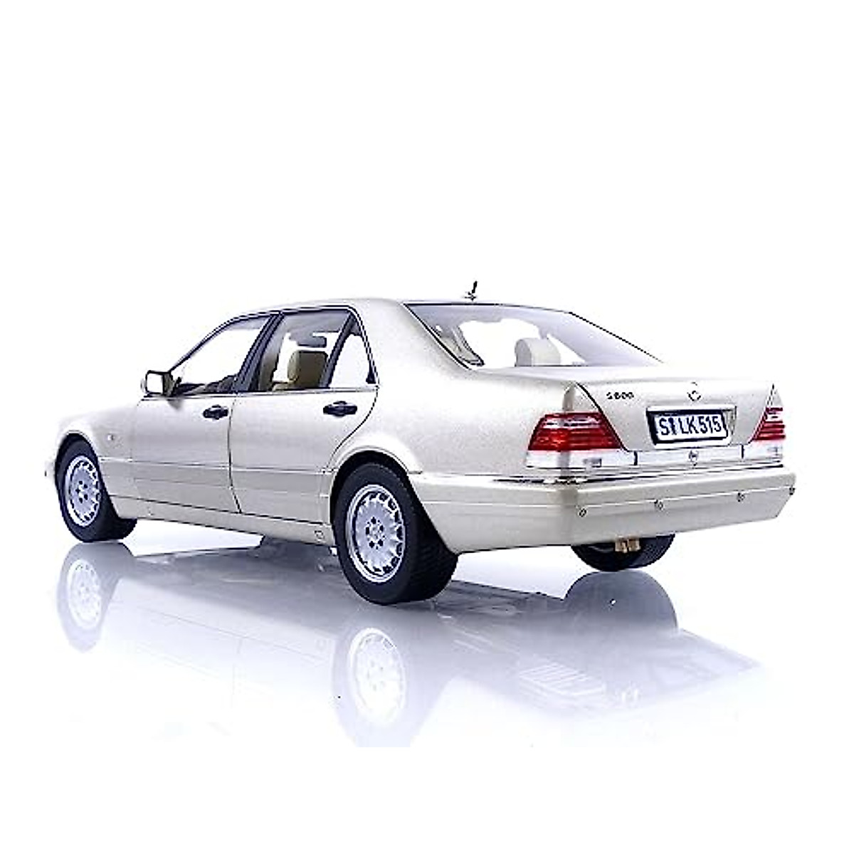 Norev 1997 S600 Smoke Silver Metallic 1/18 Diecast Model Car 183723