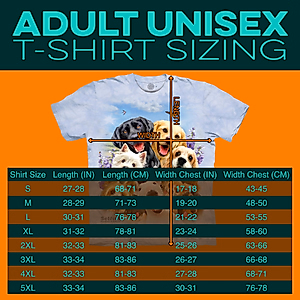 The Mountain mens Dog Selfie T Shirt, Blue, Medium US