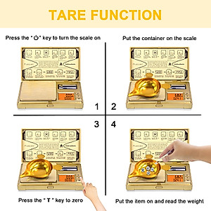 Fuzion CASH-200 Gram Scale Digital Pocket Scale, 0.01g Digital Grams Scale, Jewelry Scale, Small Food Scale Gold Gram Scale with Upgraded Display, Multi-Accessories