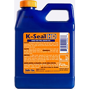 K-Seal ST5516 Heavy-Duty Multi-Purpose One Step Permanent Coolant Leak Repair, 8oz, Pour and Go, Mixes with All Antifreeze, No Flushing Required