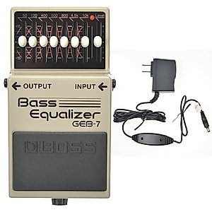 Boss GEB-7 Bass EQ Bundle w/Boss PSA-120S2 Power Supply
