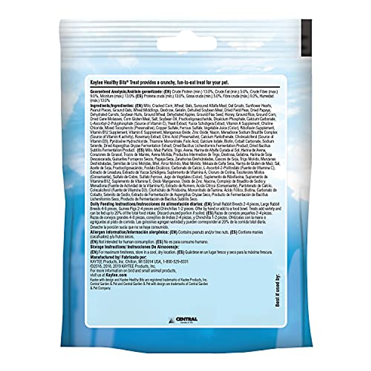 Kaytee Healthy Bits Treat Rabbit and Guinea Pig 4.5 oz