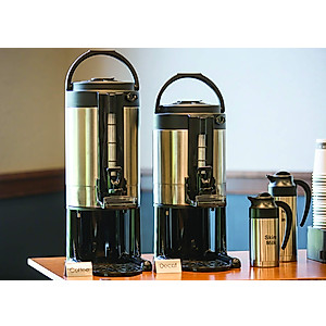 Service Ideas GIU15GV2 Thermal Coffee Dispenser, Large Volume, 1.5 Gallon, Brushed Finish