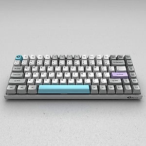 YUNZII AKKO 3084 Silent Wireless Mechanical Keyboard with Bluetooth 5.0, Dye-Sub PBT Keycap Upgraded Mechanical Gaming Keyboard (Akko Pink Switch, 84 Keys)