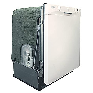 SPT SD-6501WA 24″-wide Built-In Stainless Steel Tall Tub Dishwasher with ENERGY STAR, Heated Drying, 6 Wash Programs and 14 Plate Settings – White