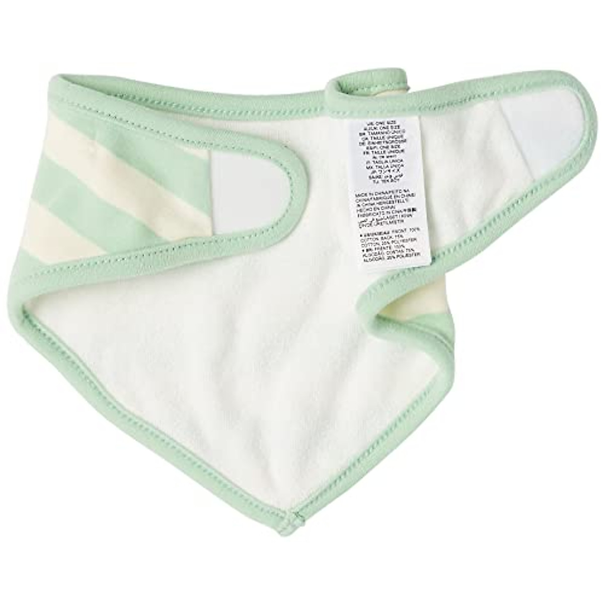 Amazon Essentials Unisex Kids' Bib Set, Pack of 6, Multicolor/Fruit/Stripe, One Size