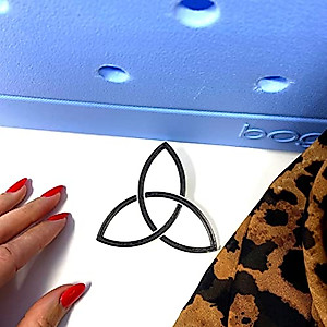 BOGLETS -Triquetra Charm Compatible with Bogg Bags, Simply Southern and Other Similar Tote Bags.