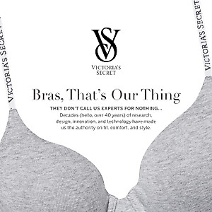 Victoria's Secret T Shirt Demi Bra, Lightly Lined, Smoothing, Bras for Women, Beige (34C)