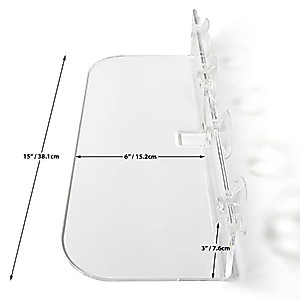 Jamborum Window Garden Double Ledge Acrylic with Suction Cups
