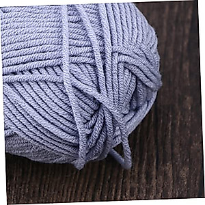 Homoyoyo red Yarn Green Yarn Purple Yarn Black Yarn Simply Soft Yarn Crochet Yarn Acrylic Yarn Milk Cotton Yarn Knitting Accessories Yarn Storage Suite Doll Roving Blue Yarn Simple Baby