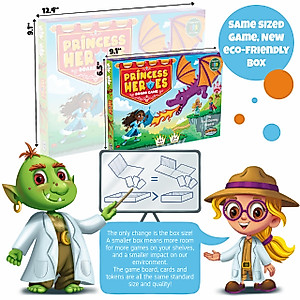 Jumping High Fives Princess Heroes Board Game - Cooperative Princess Castle Game for Kids Ages 4 and Up - Children Develop New Skills Through Play, Perfect for Family Fun Time